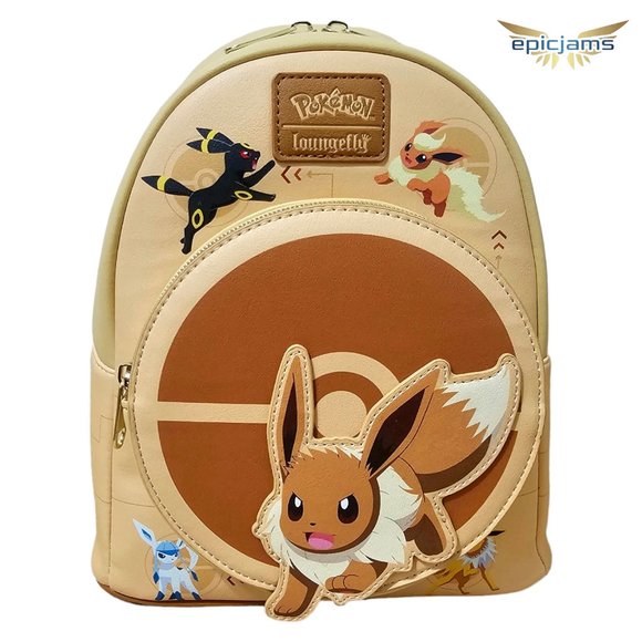 Loungefly | Bags | Loungefly Pokemon Eevee Eeveelutions Backpack Set ...